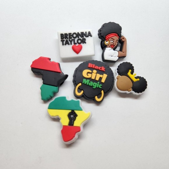 Unbranded | Accessories | Shoe Charms Black Girl Magic Women Africa Blm ...